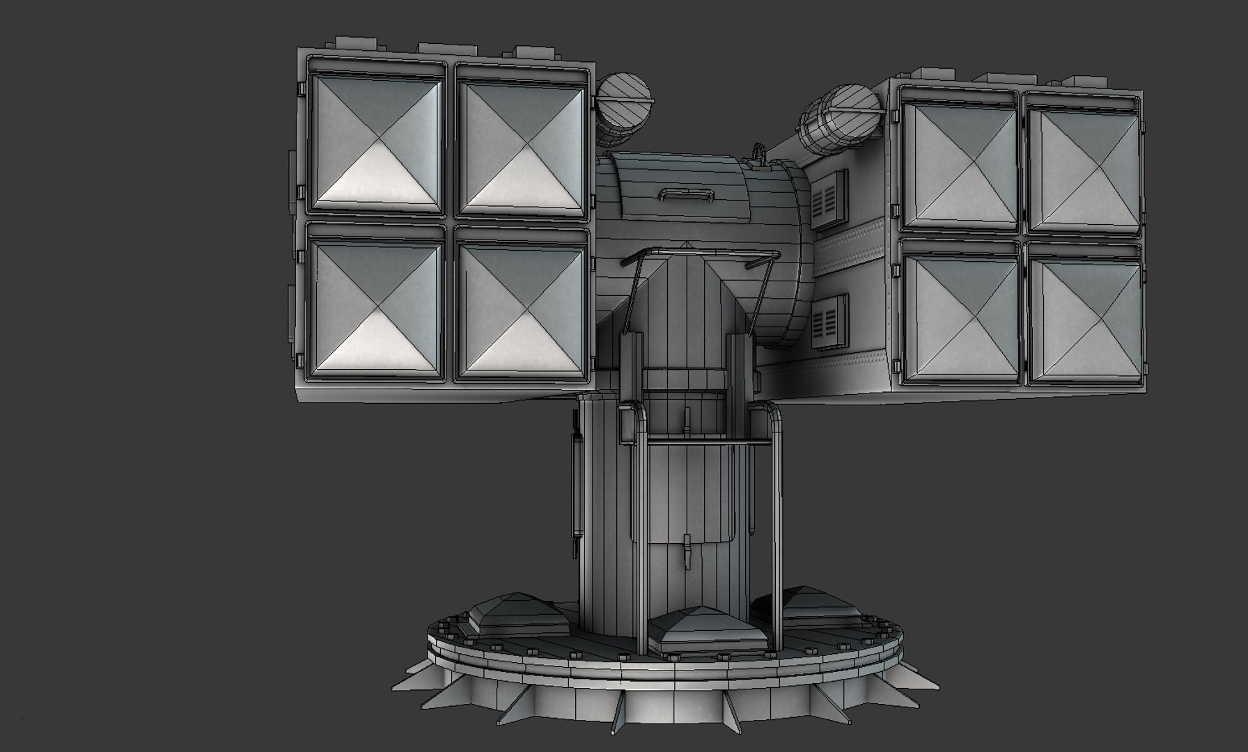 Rim-7 Missile Launcher 3d Max