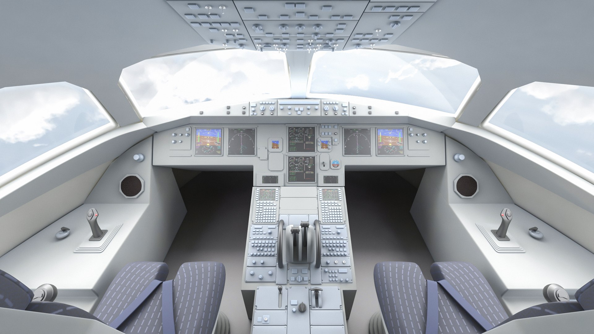 Airbus A320 with interiror model - TurboSquid 2030175