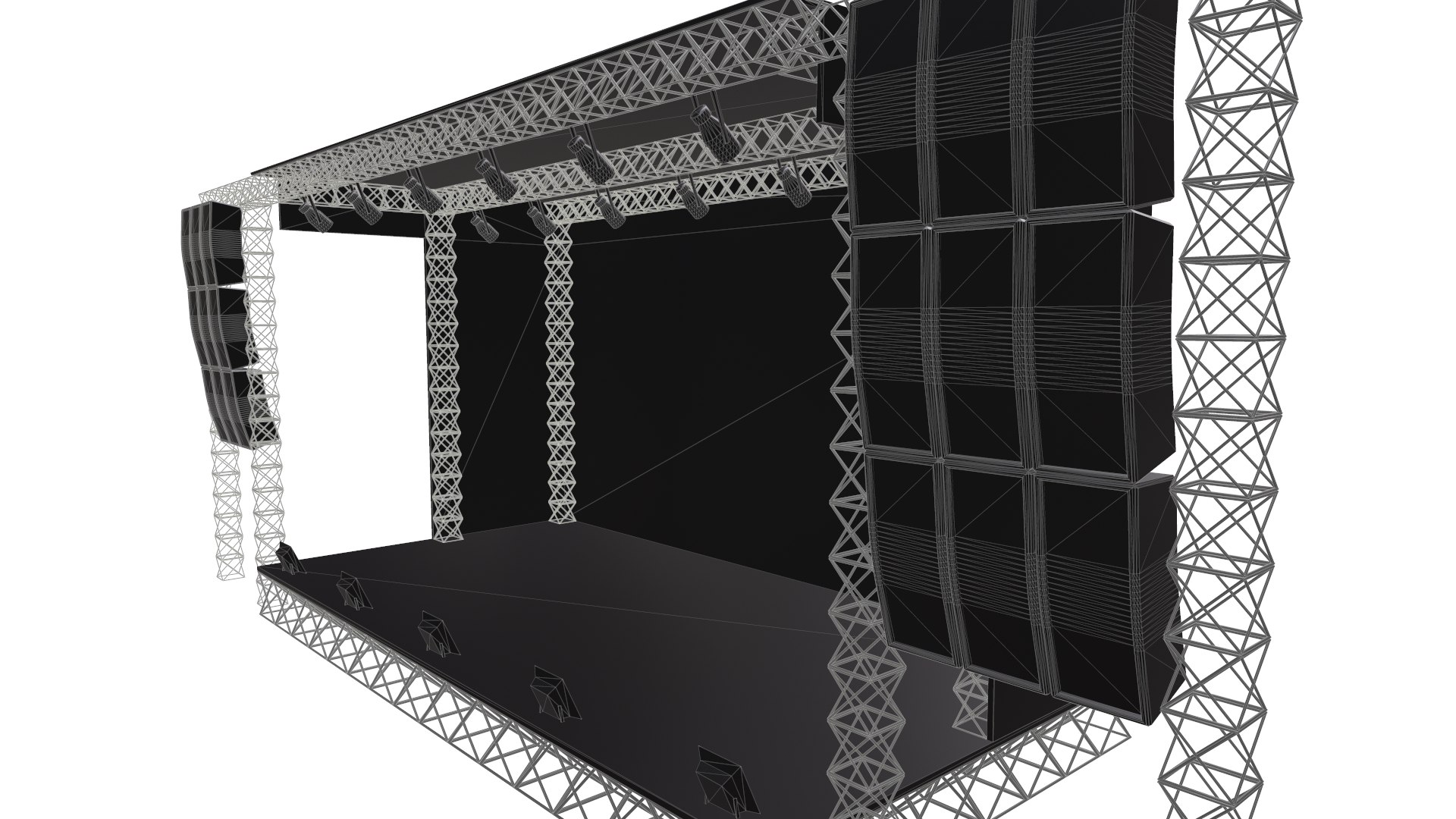 Concert Scene Model - TurboSquid 1580522