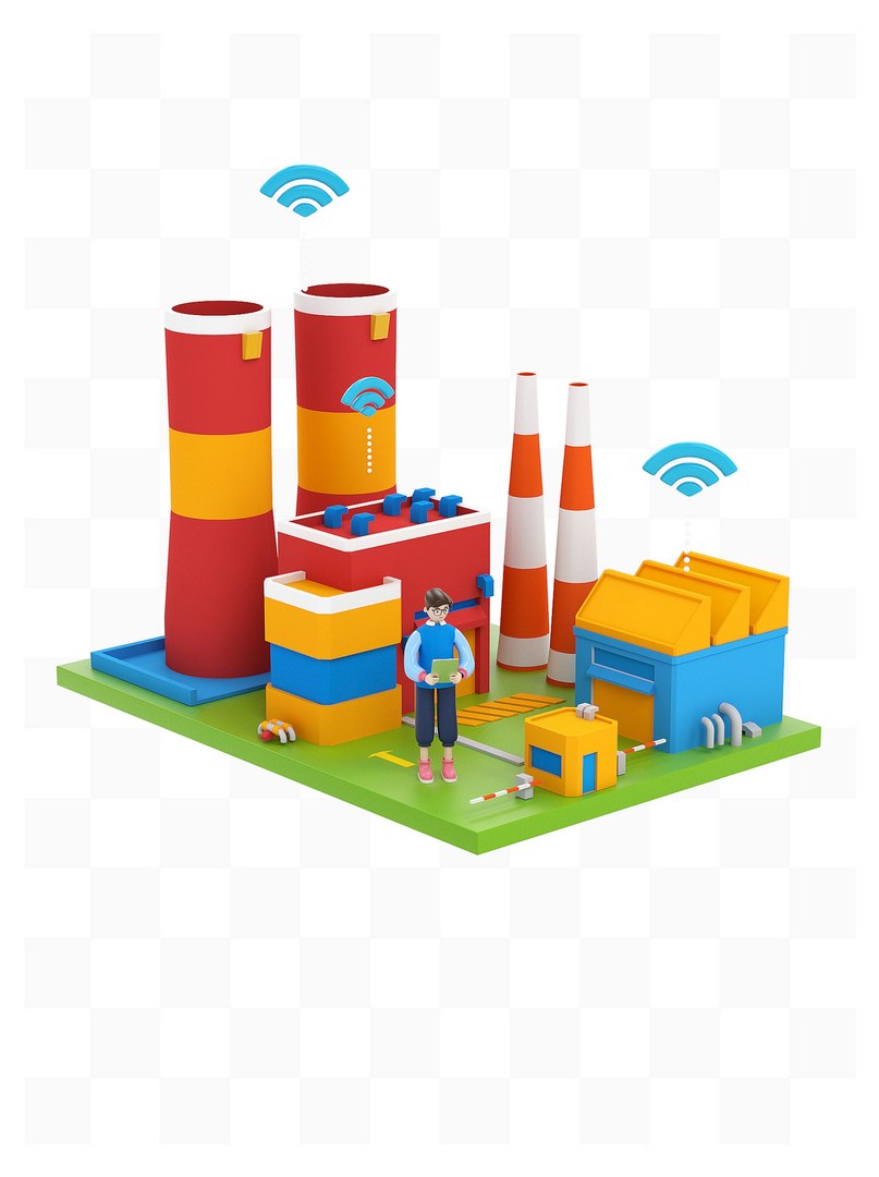 3D Internet communication 3D model - TurboSquid 2028235