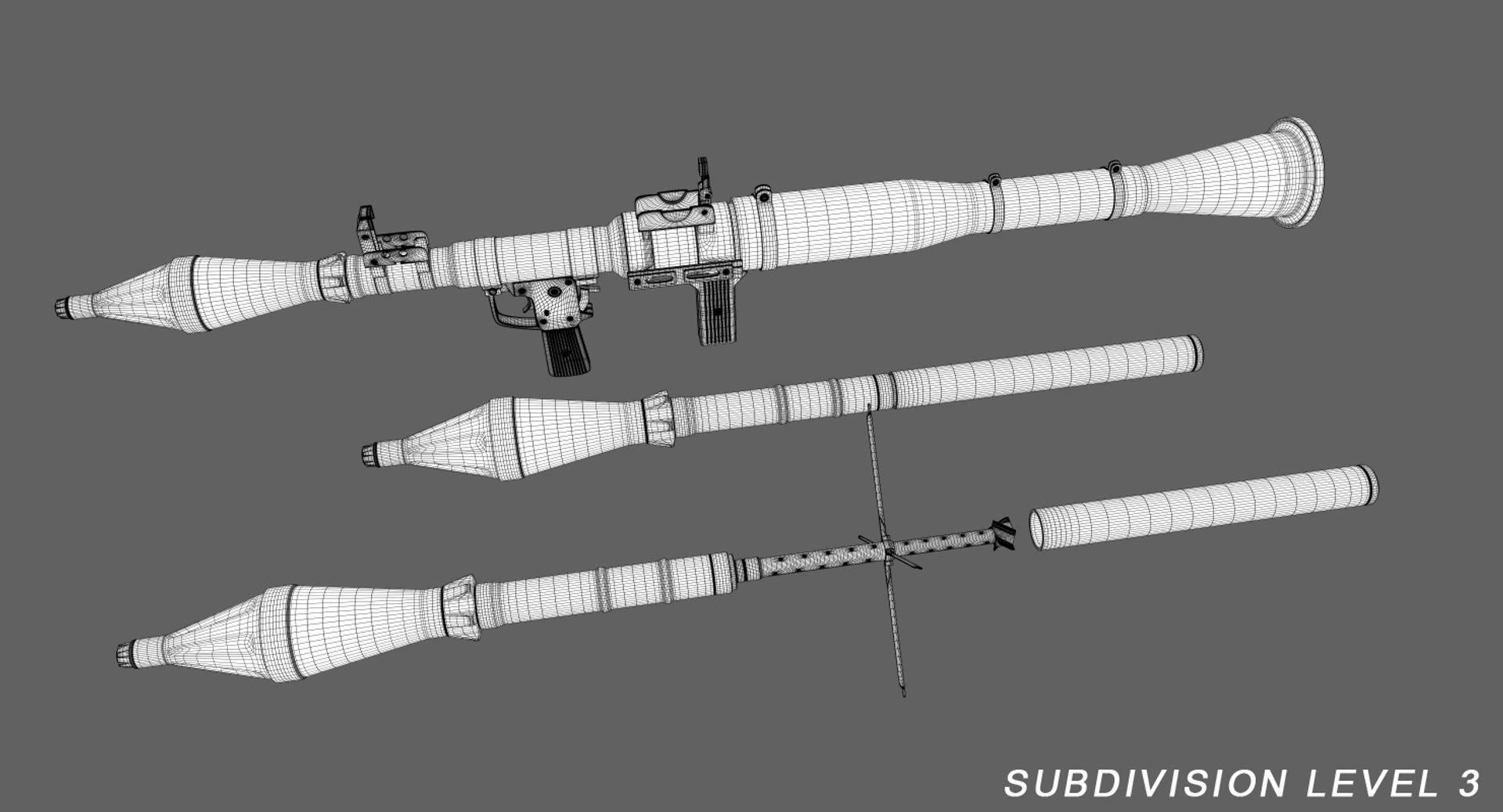 3D 4k Rpg Model - TurboSquid 1210621