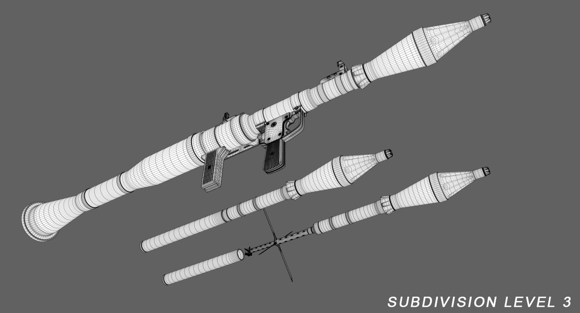 3D 4k Rpg Model - TurboSquid 1210621