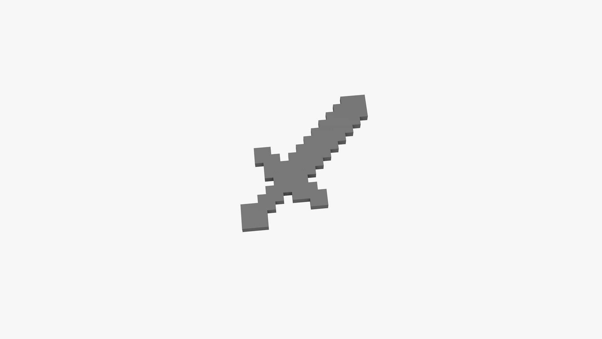 Minecraft Swords 3D Model - TurboSquid 1842694
