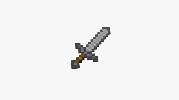modelo 3d espadas minecraft - TurboSquid 1842694
