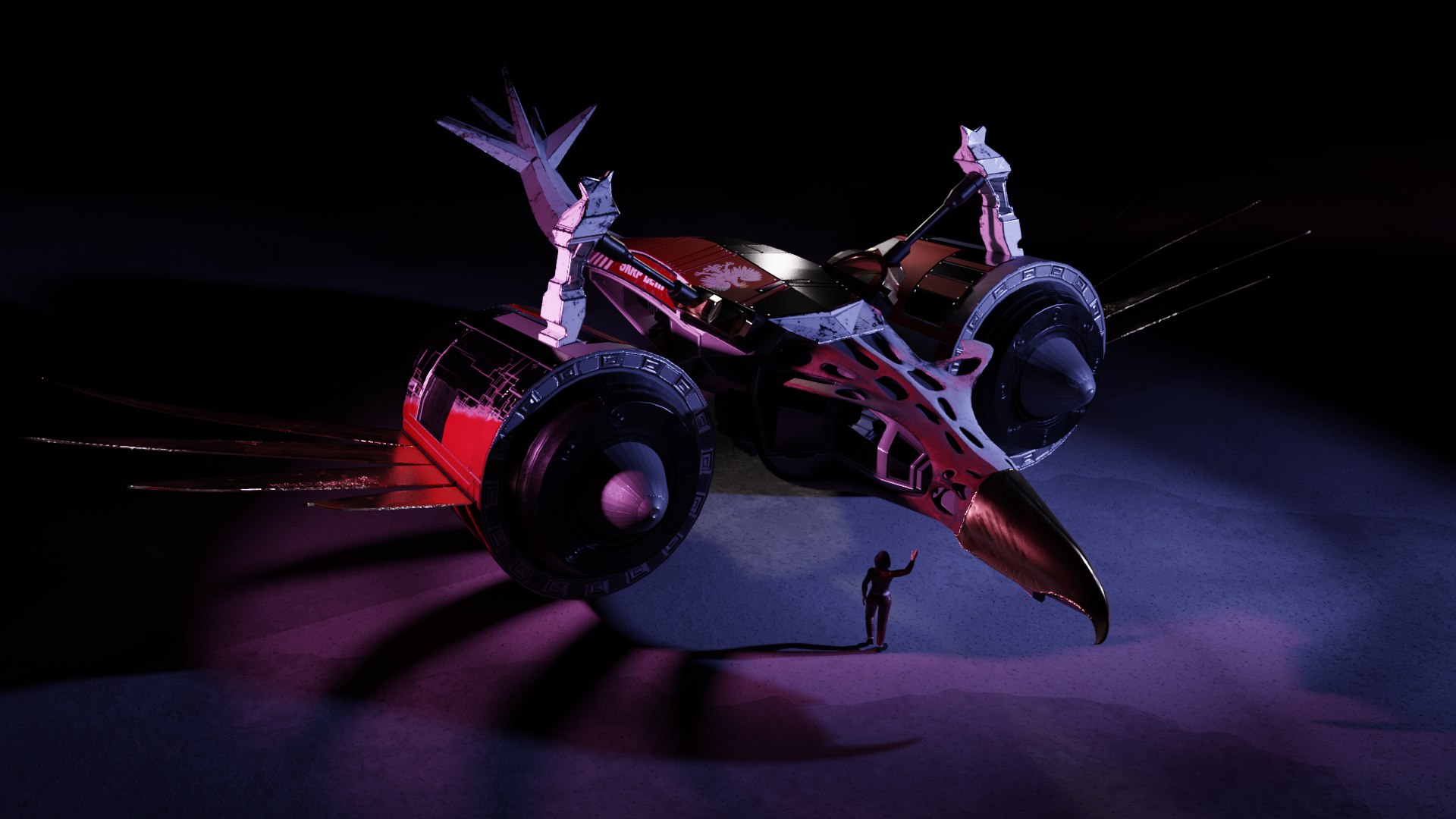 Game Ready Starship Model - TurboSquid 1977928