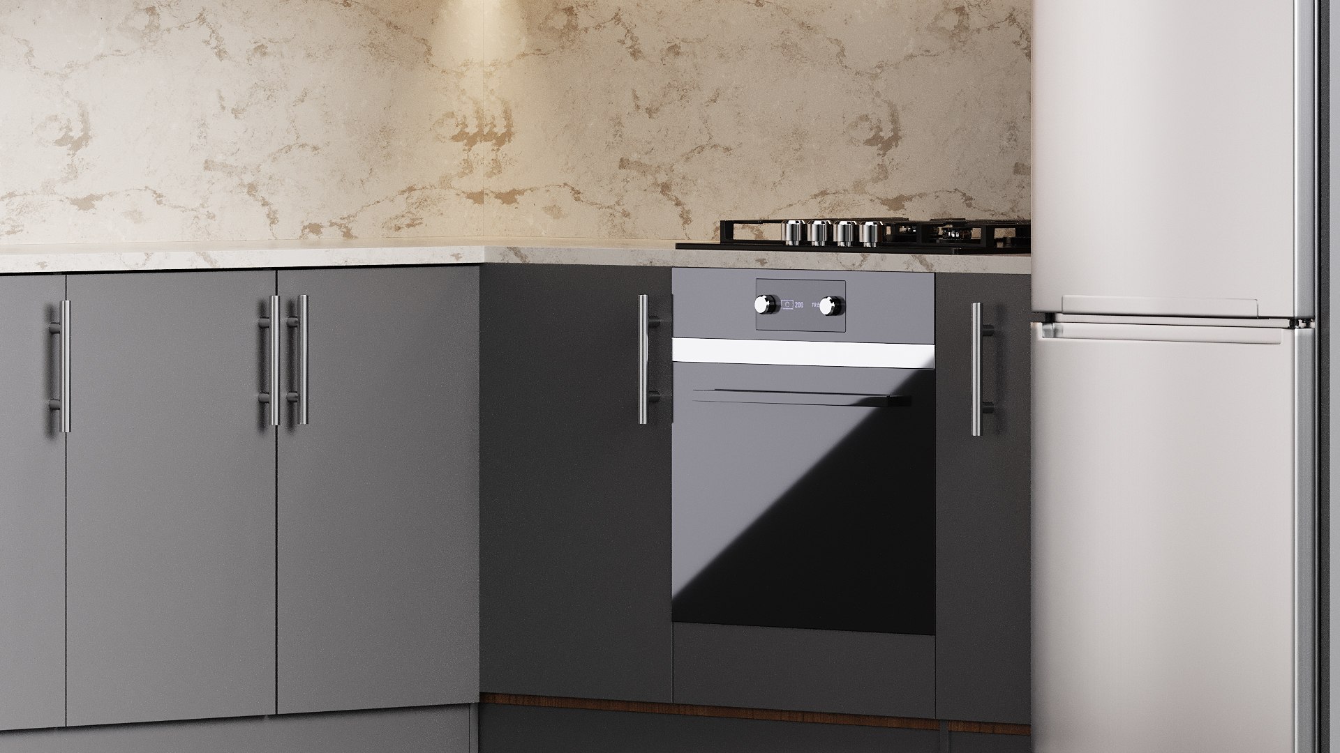 Modern Kitchen 09 3D Model - TurboSquid 2308865