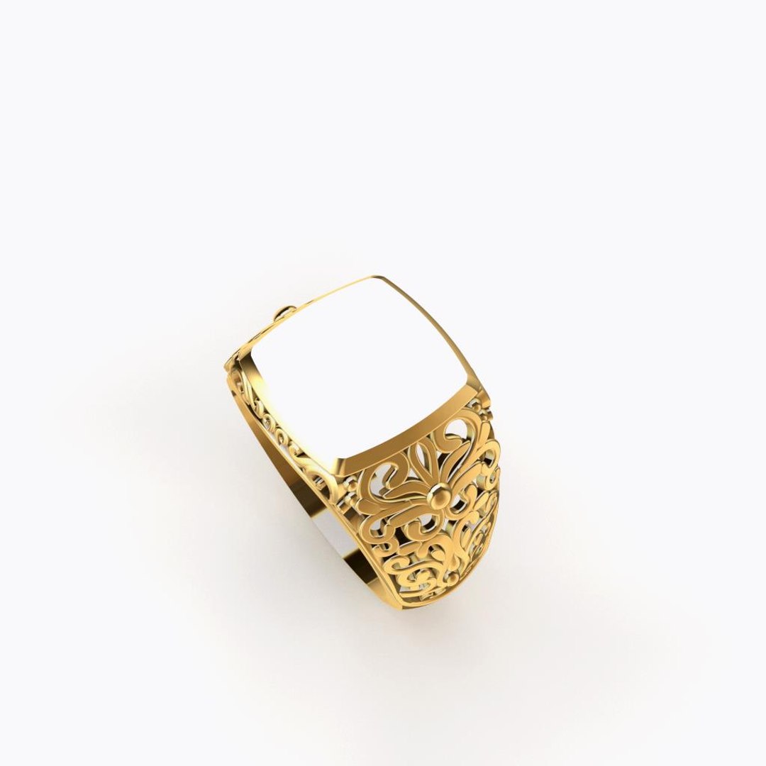 Ring Silver Gold 3D Model - TurboSquid 1537118