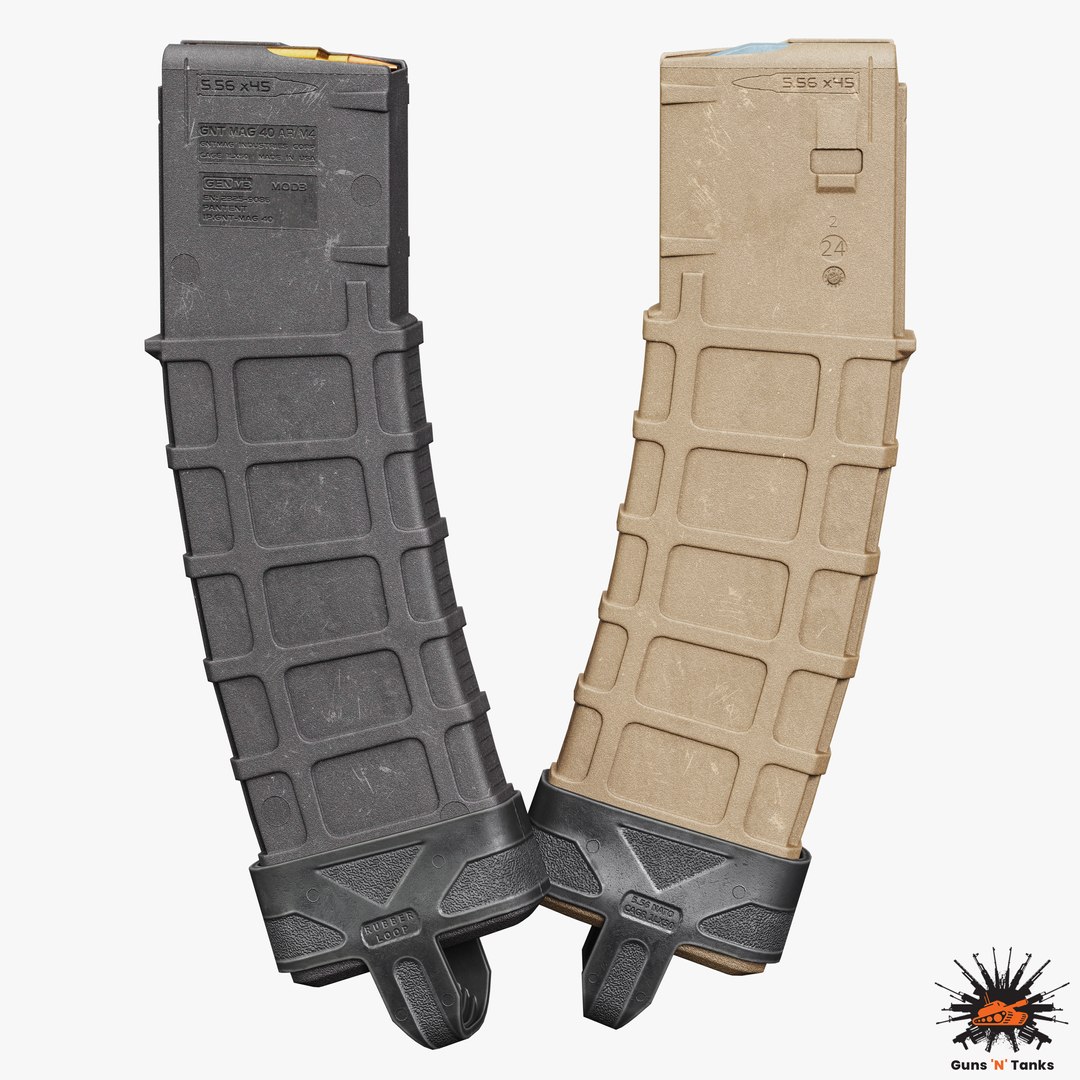 3D AR15 Polymer 40R Magazine - TurboSquid 2409560