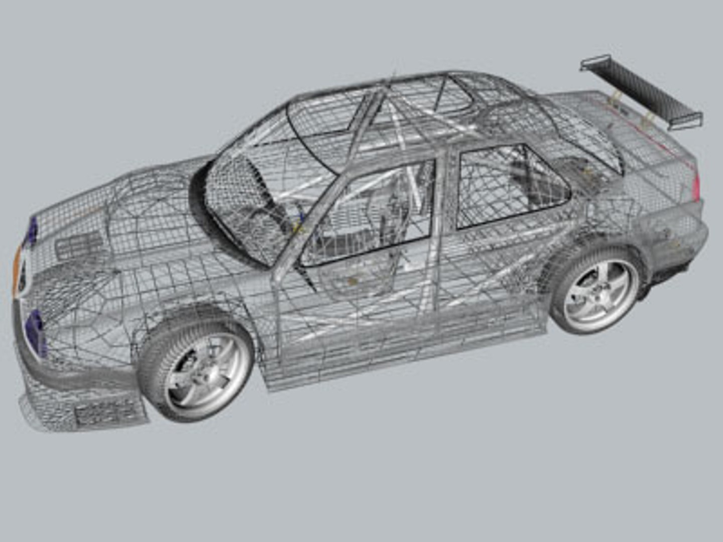 Alfa Romeo V6 Ti 3d Model