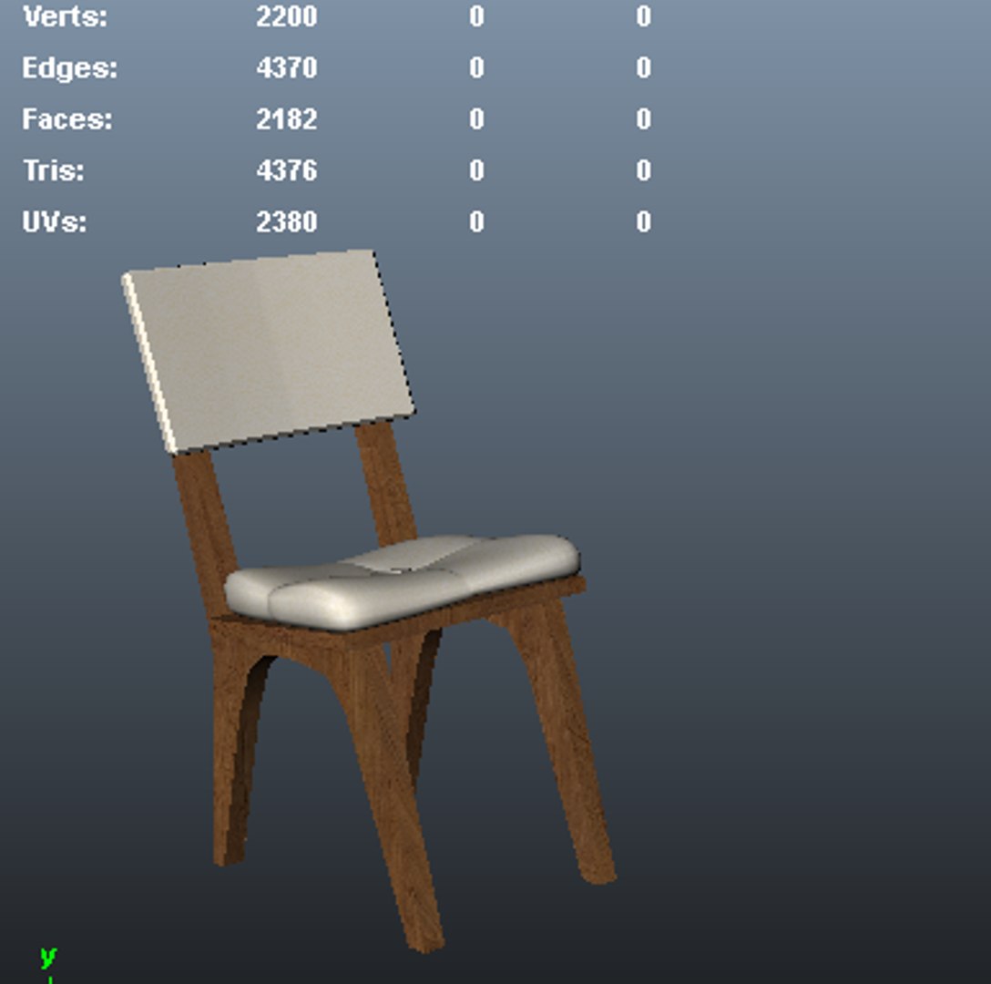 3d chair model