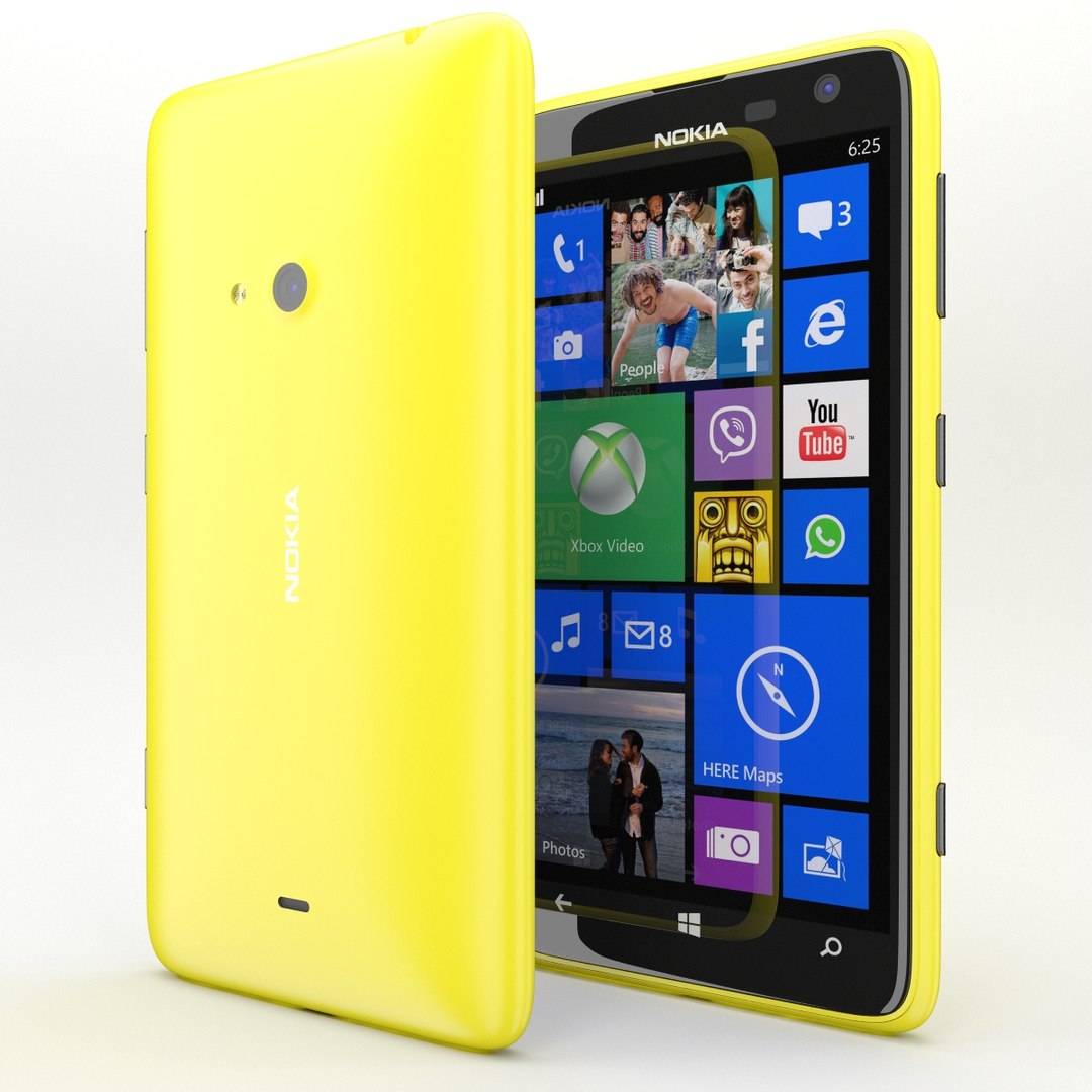 3d Nokia Lumia 625 Model