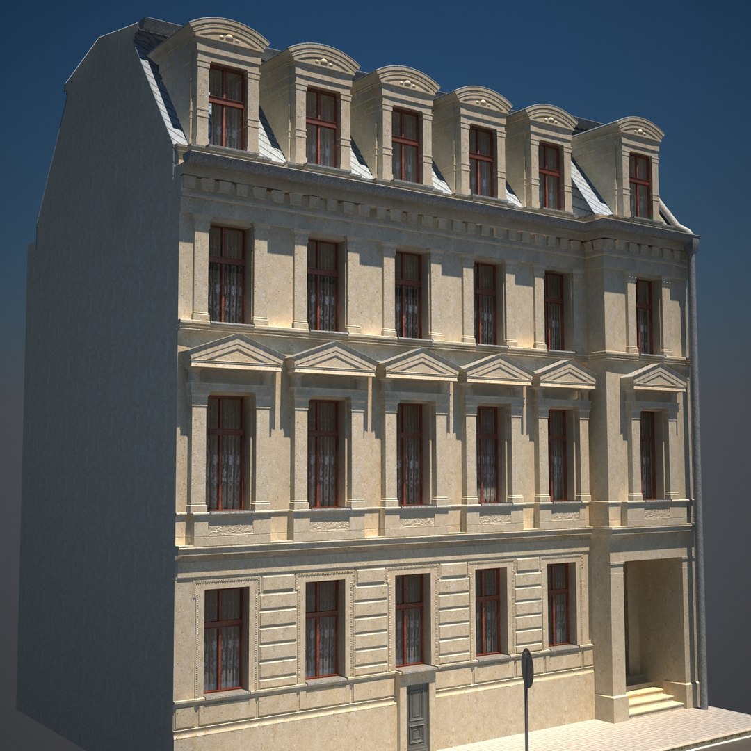 Old Building Hd 04 3d Max