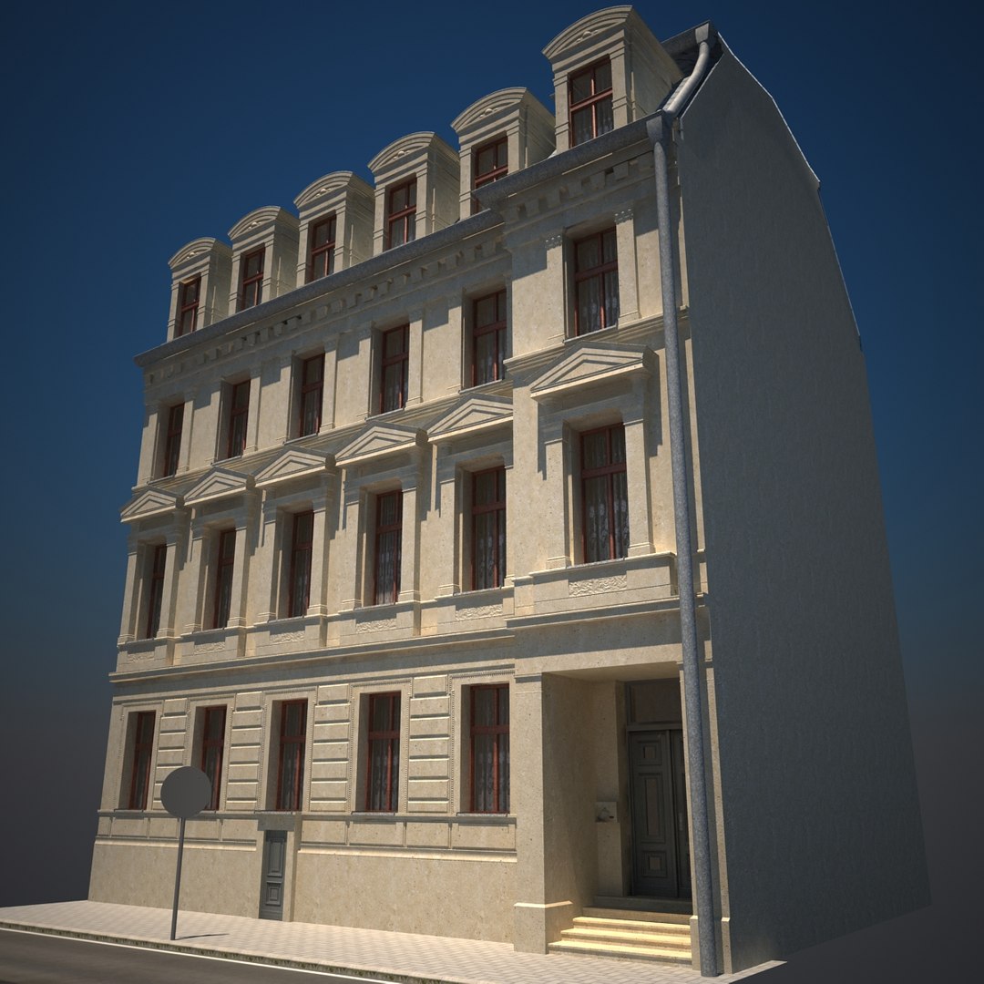 Old Building Hd 04 3d Max