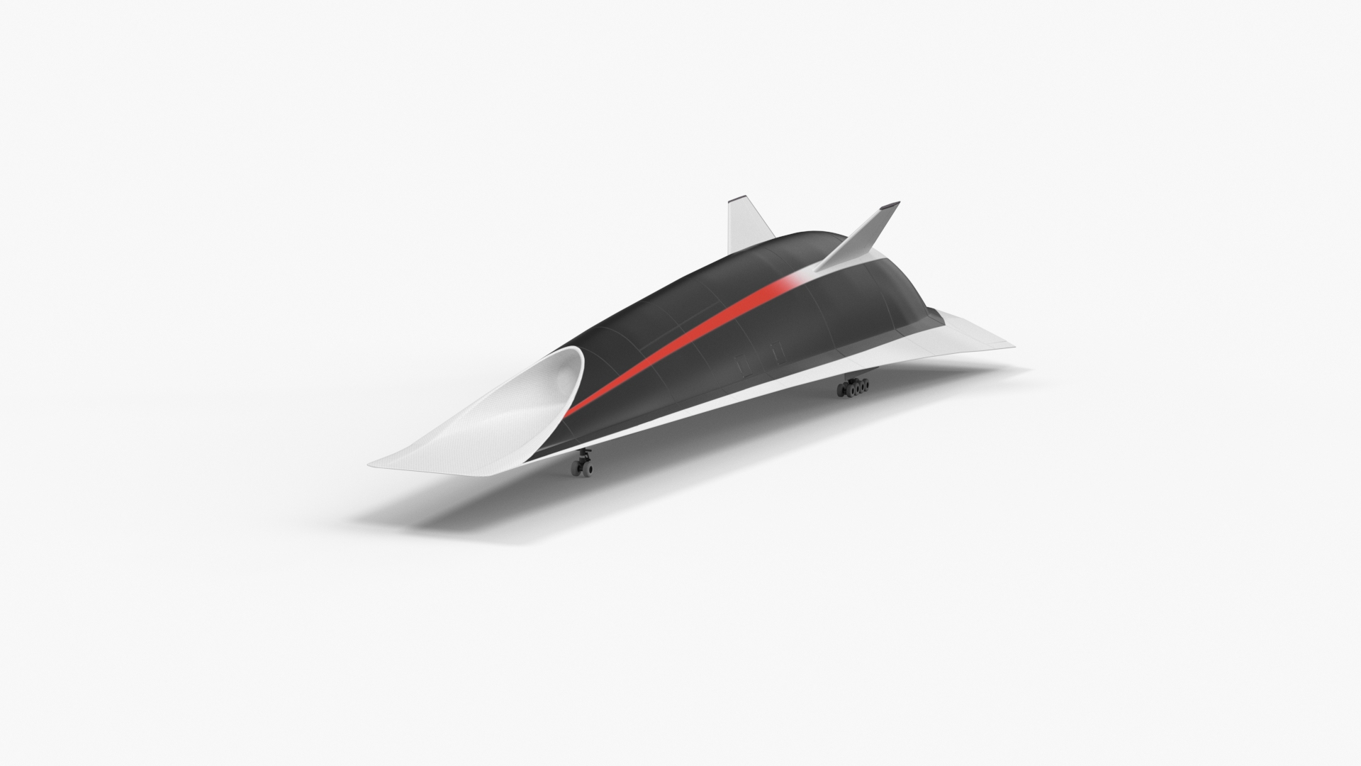 3D Commercial Hypersonic Passenger Plane - TurboSquid 2270109