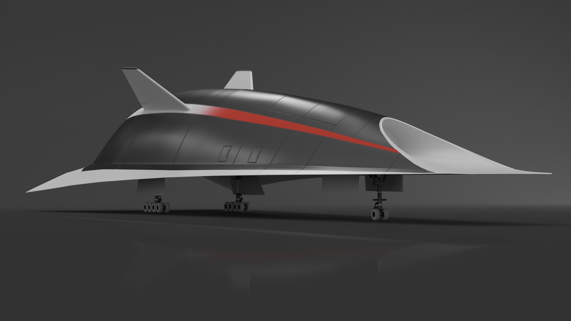 3D Commercial Hypersonic Passenger Plane - TurboSquid 2270109