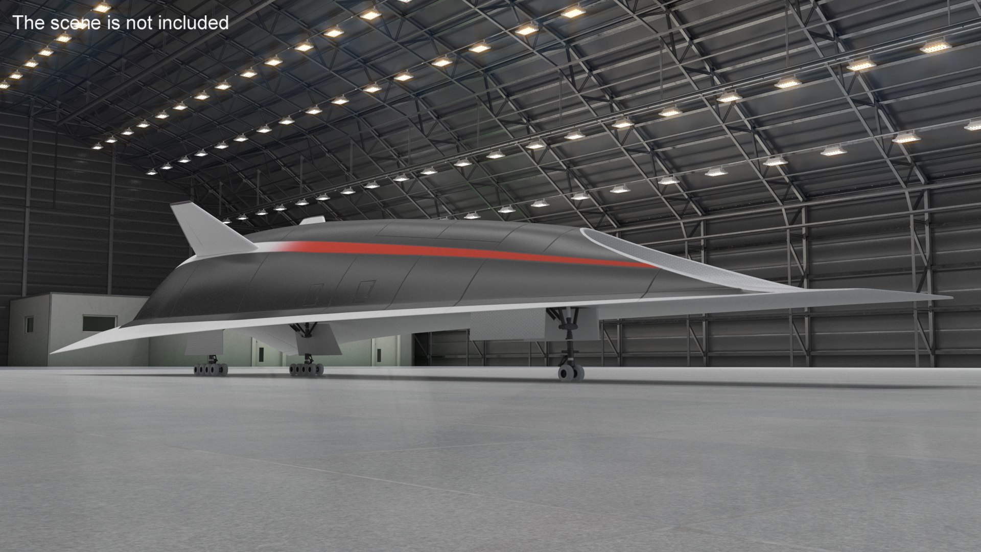 3D Commercial Hypersonic Passenger Plane - TurboSquid 2270109