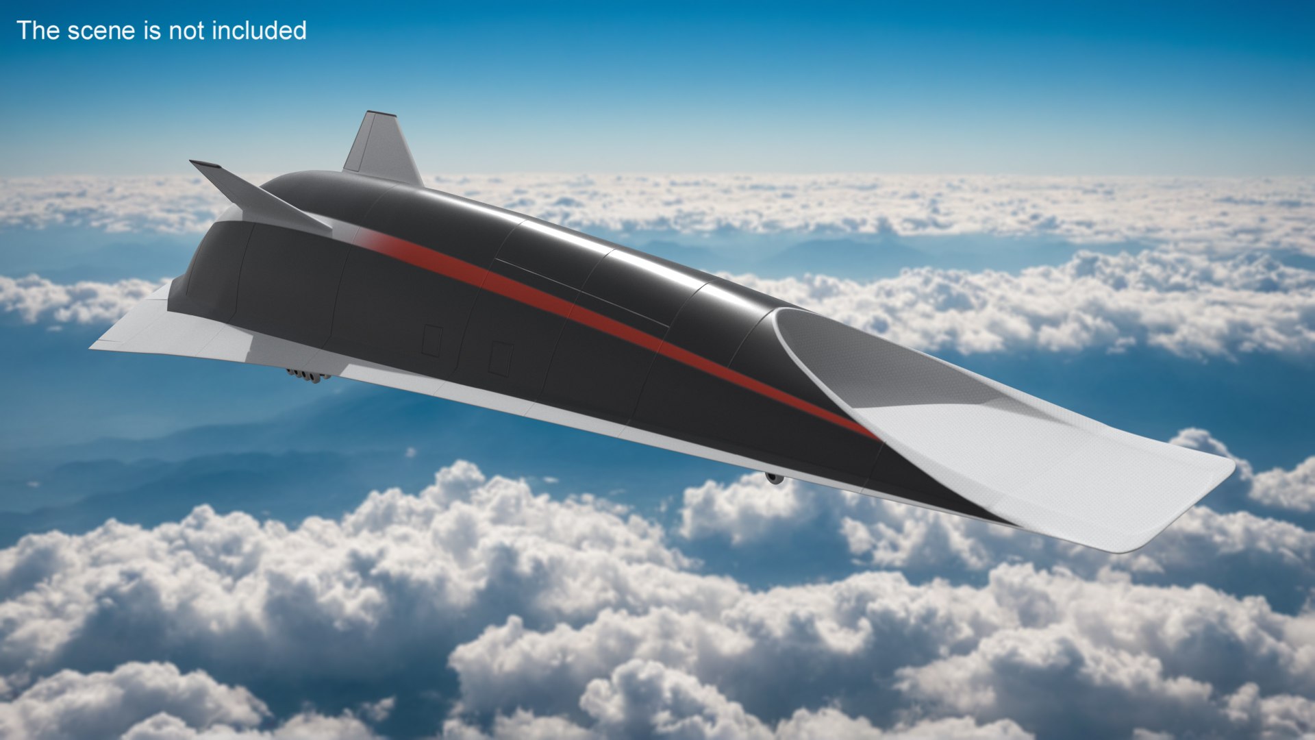3D Commercial Hypersonic Passenger Plane - TurboSquid 2270109