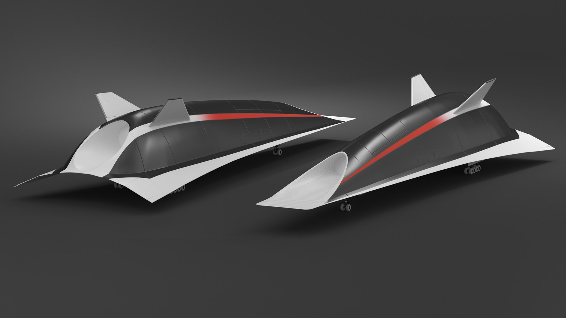 3D Commercial Hypersonic Passenger Plane - TurboSquid 2270109