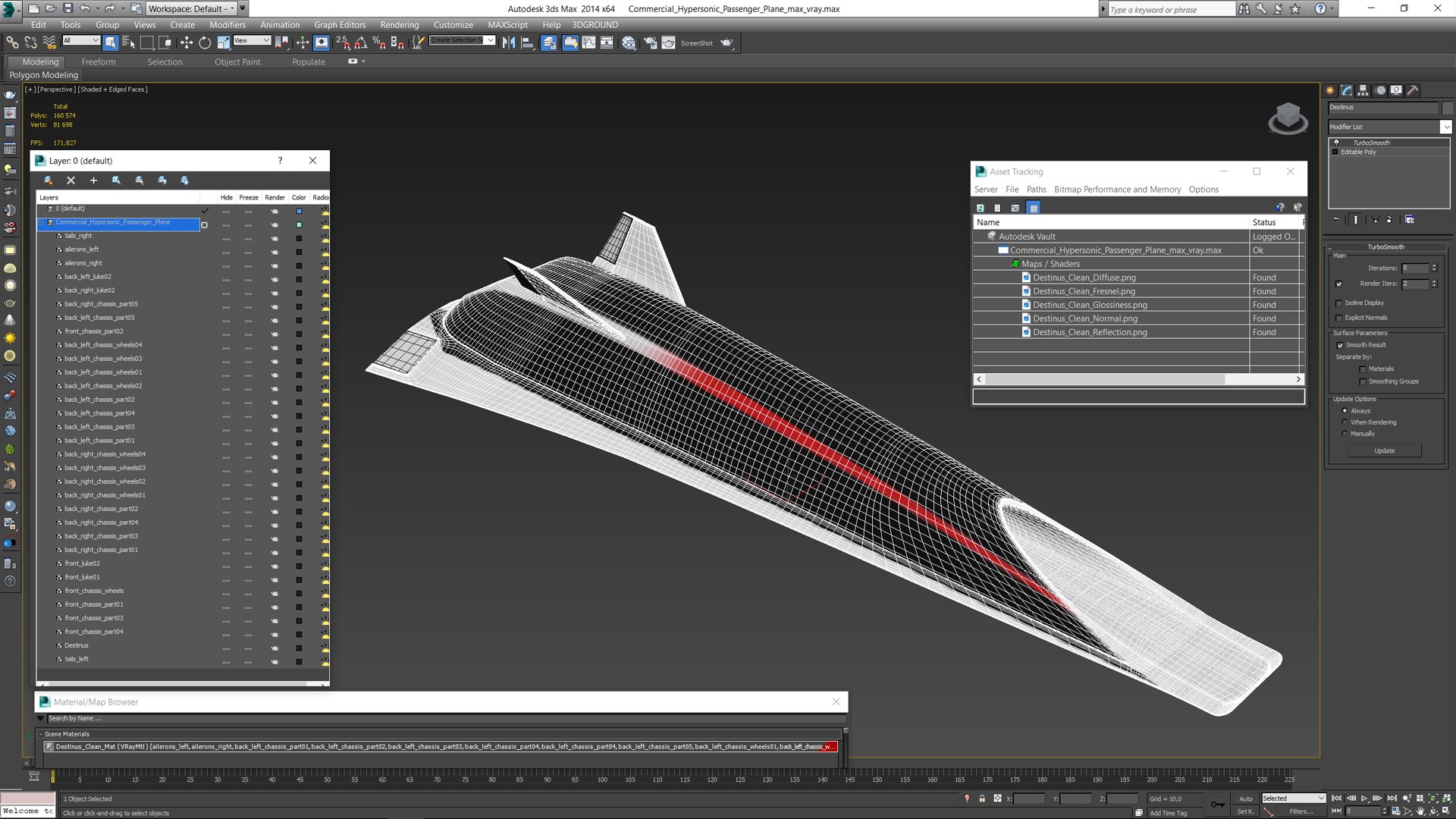 3D Commercial Hypersonic Passenger Plane - TurboSquid 2270109
