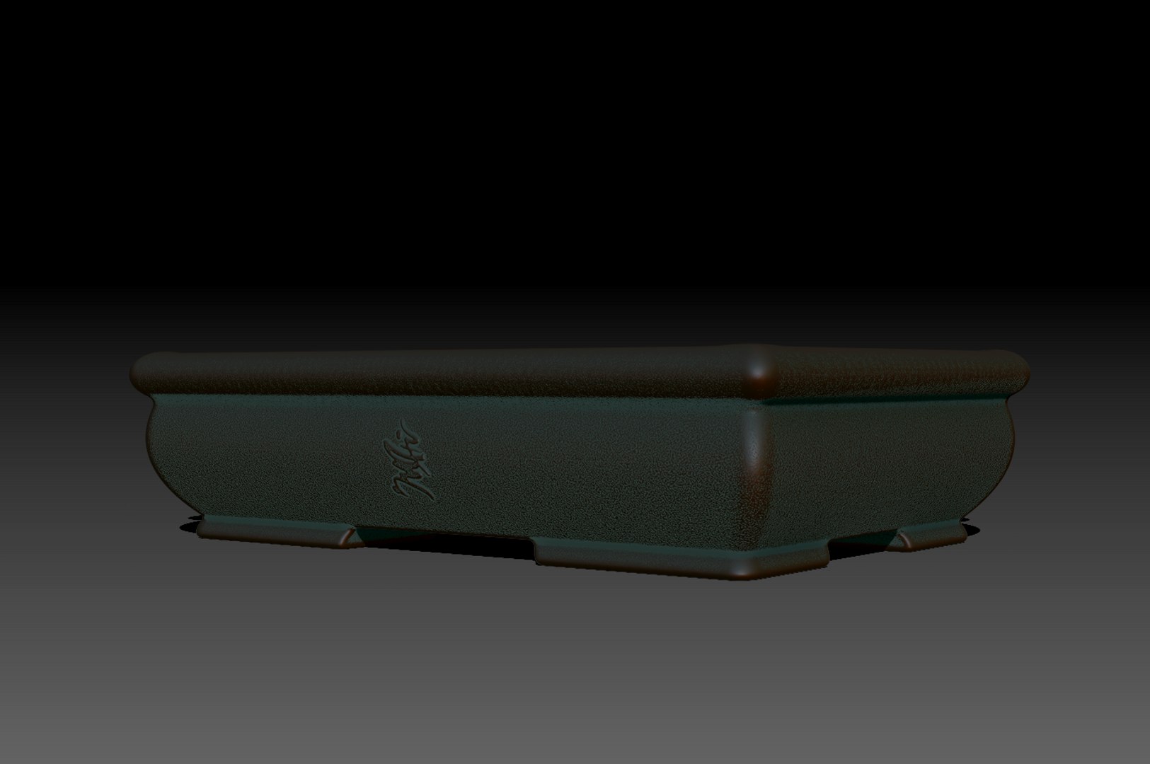 3d Bonsai Pot Model