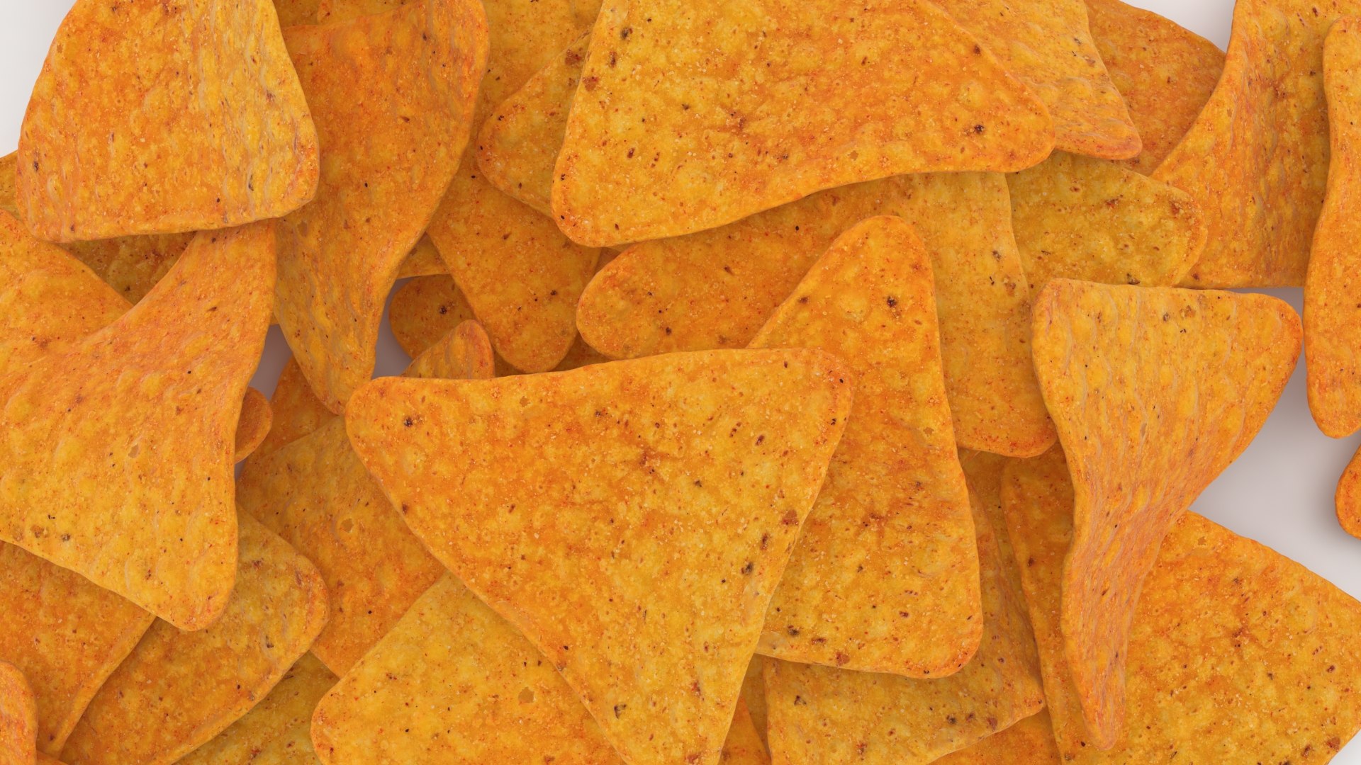 3D Nacho Cheese Doritos Chips Pile model - TurboSquid 1836860