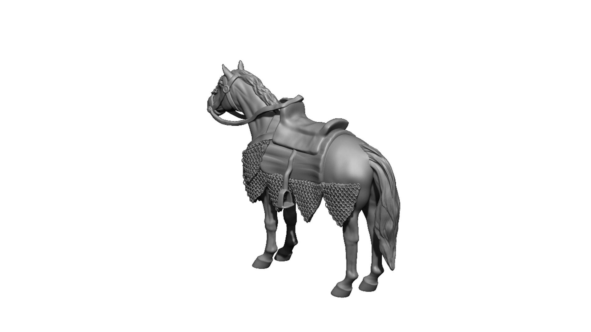 Crusader Horse 1 3D Model - TurboSquid 2320161