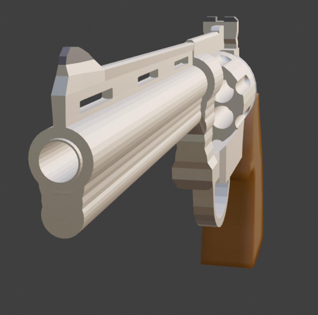 Free 3D Shooter Revolver Weapon - TurboSquid 1637477