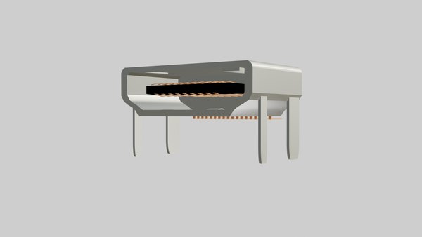 computer ports 3d model