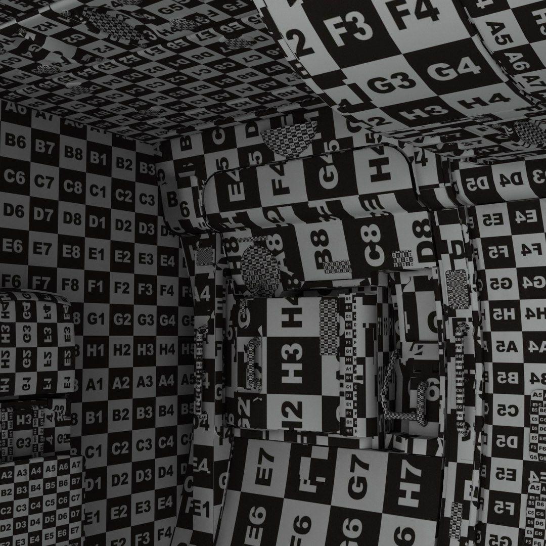 3d emergency exit wall section model