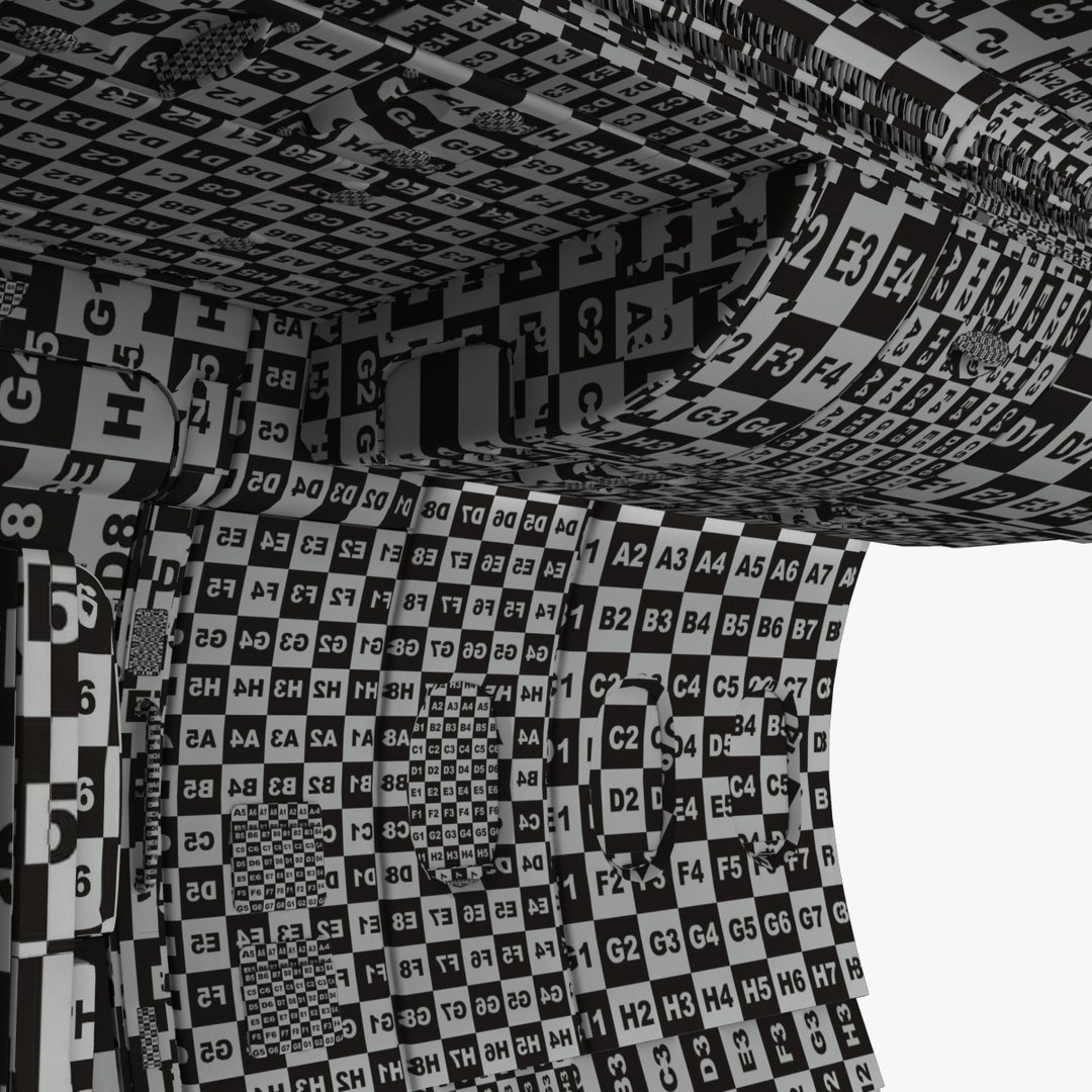 3d emergency exit wall section model