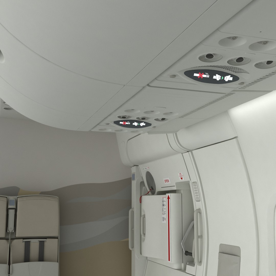 3d emergency exit wall section model