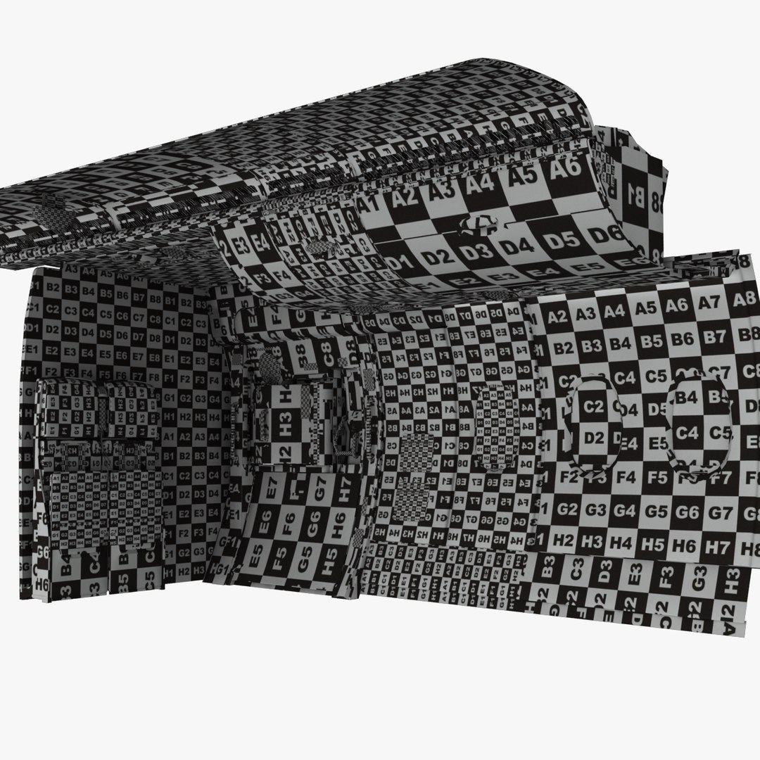 3d emergency exit wall section model