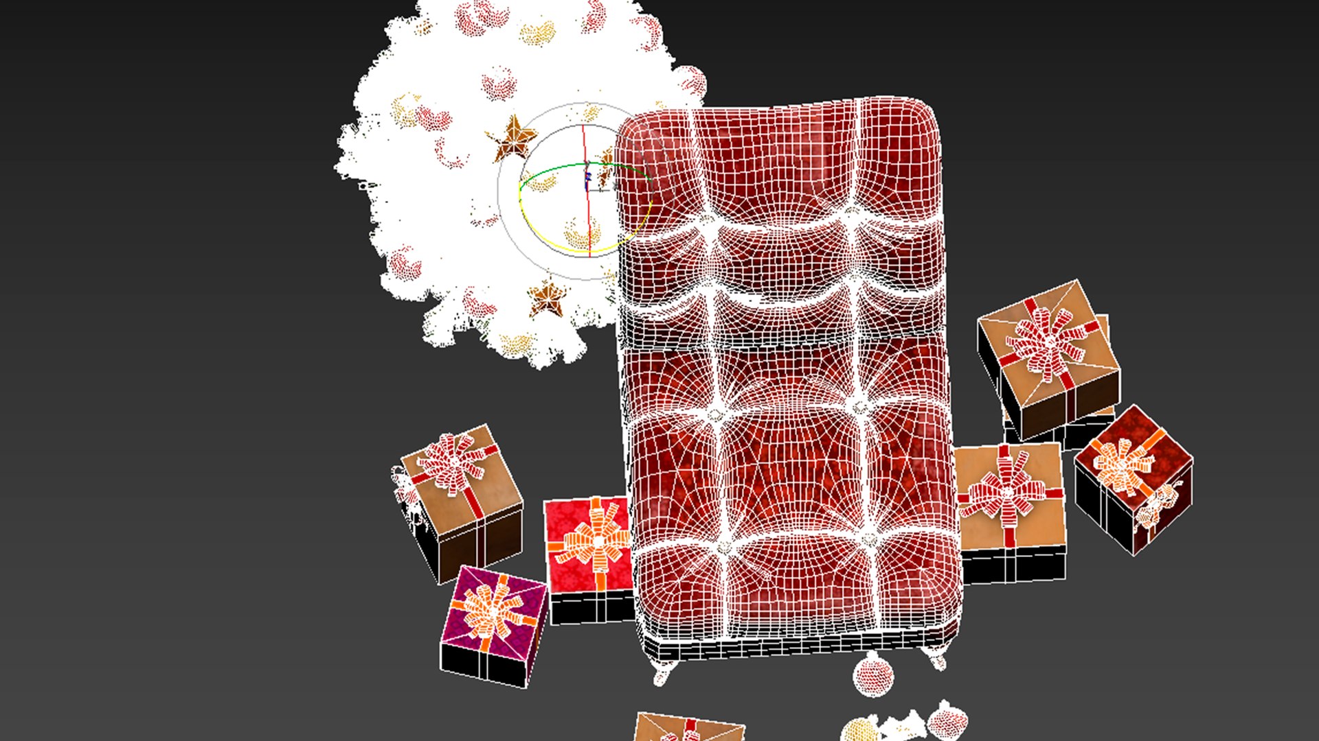 Santa Chair Santa Claus Chair 3D Model - TurboSquid 2328351