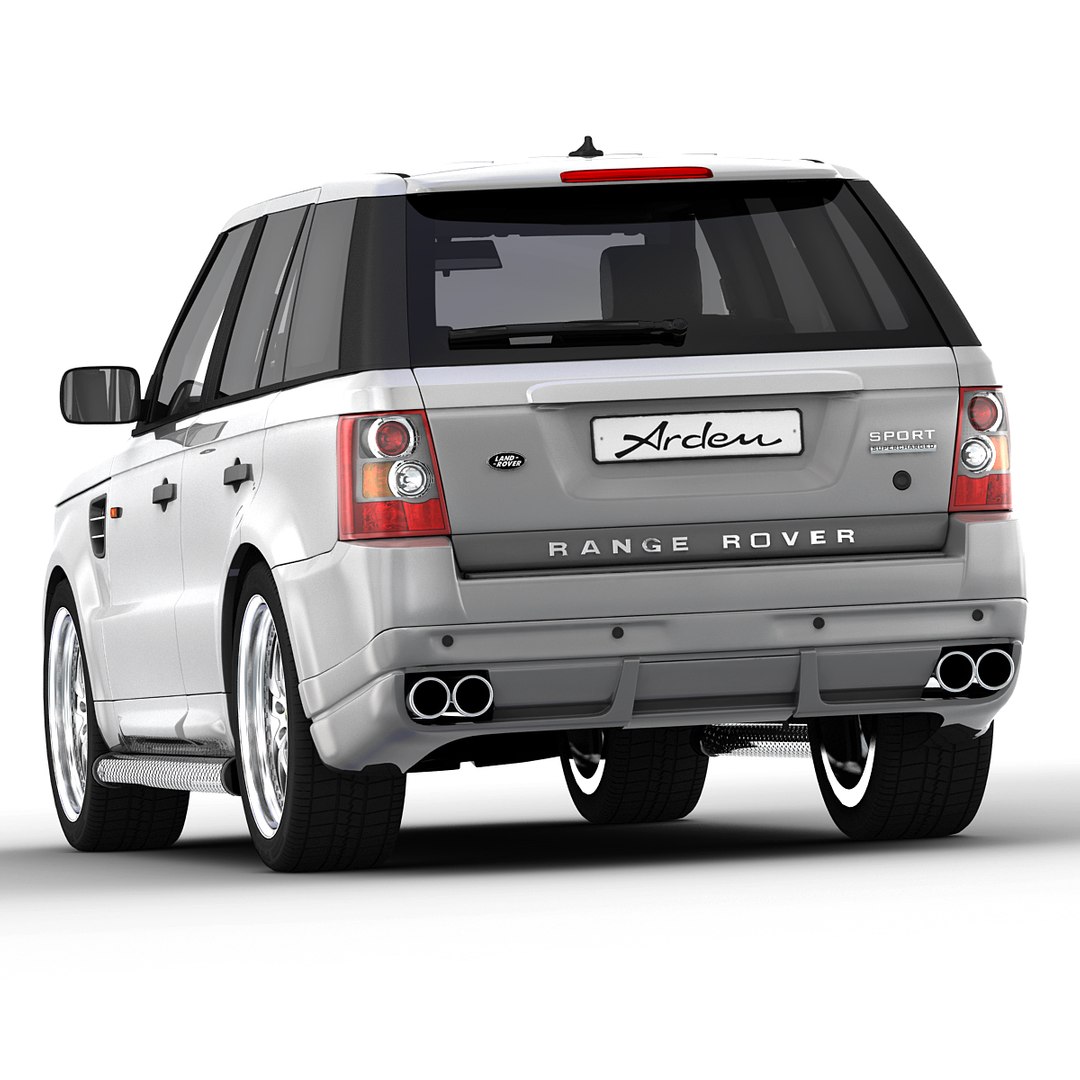 3d Realistic Range Rover Sport