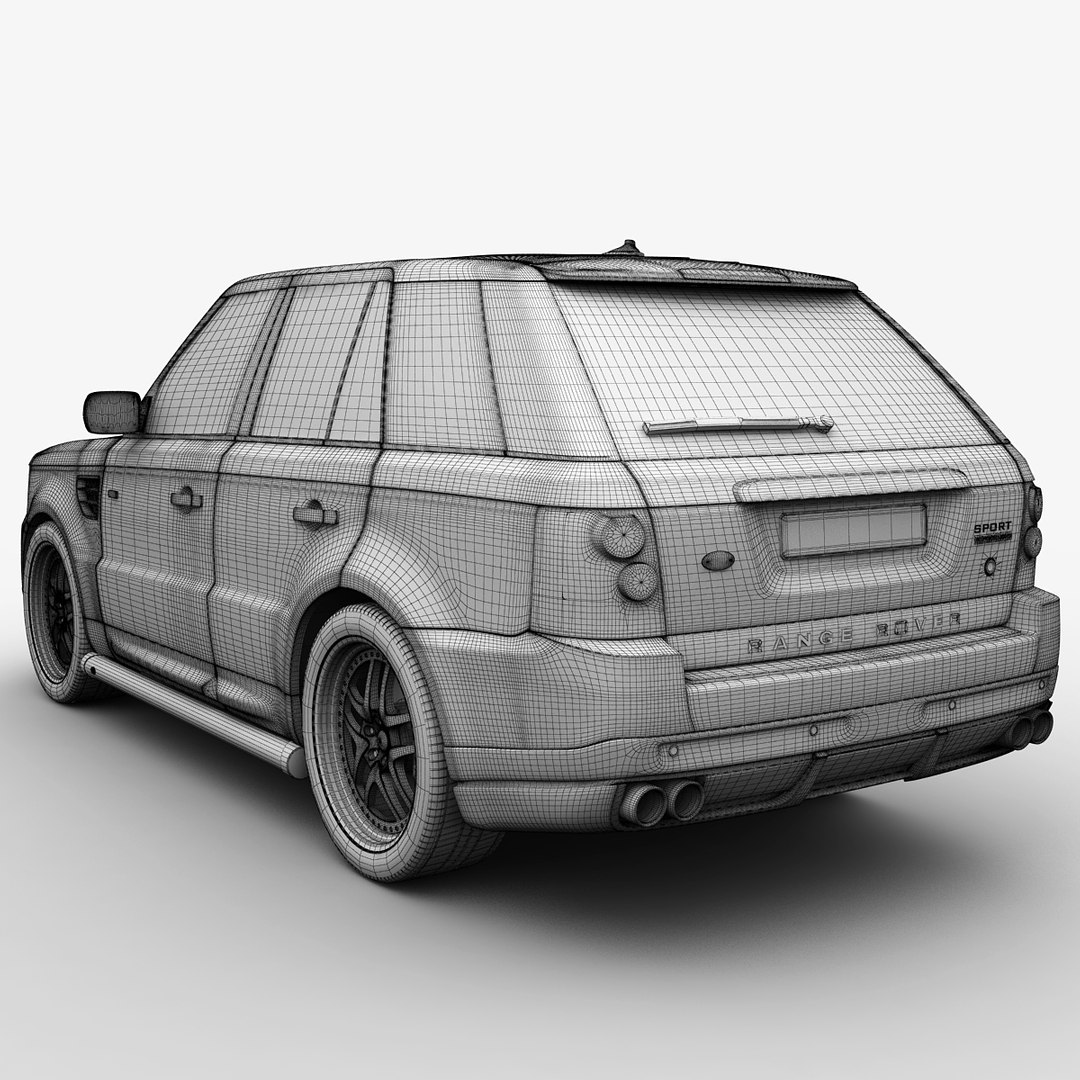 3d Realistic Range Rover Sport