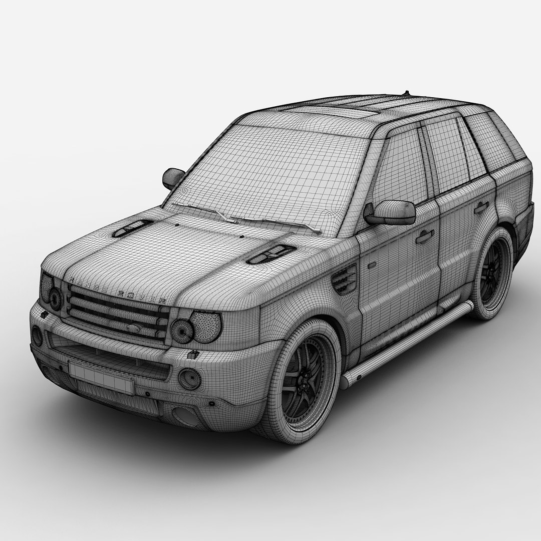 3d Realistic Range Rover Sport