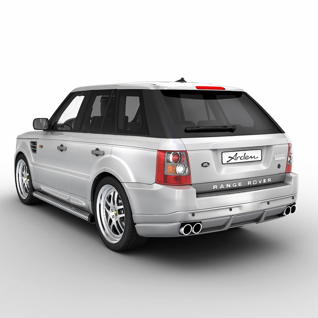3d Realistic Range Rover Sport