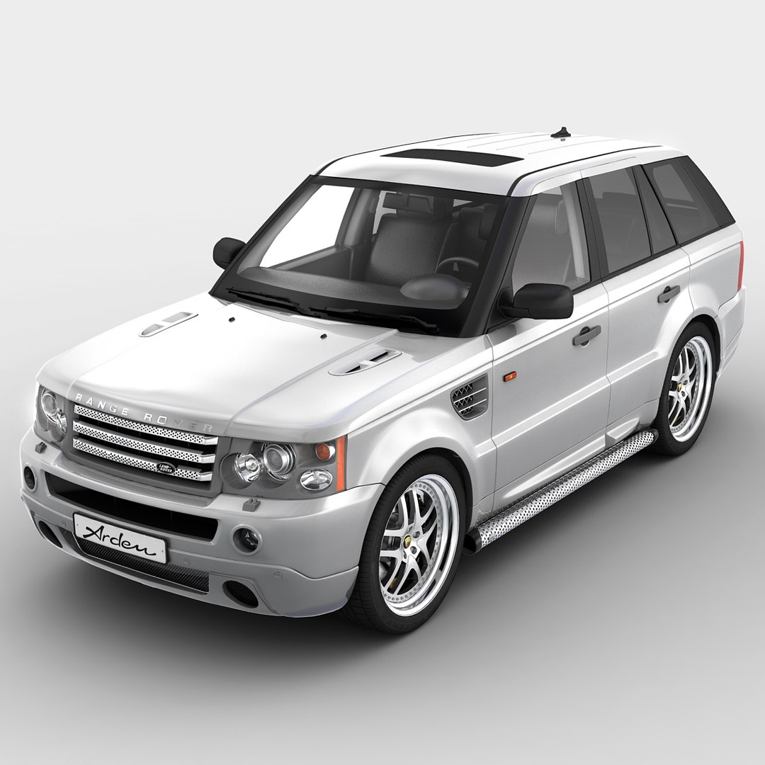 3d Realistic Range Rover Sport