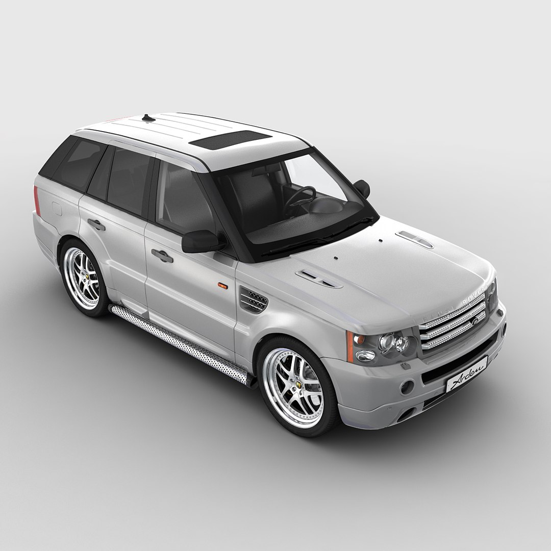3d Realistic Range Rover Sport