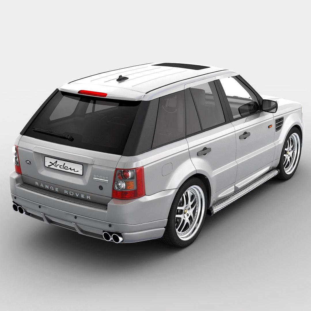 3d Realistic Range Rover Sport