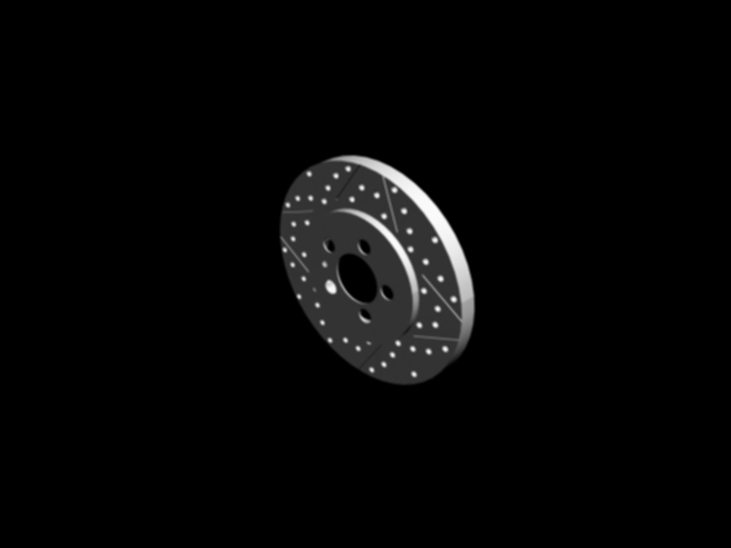 Simple Brake Rotor 3d Model