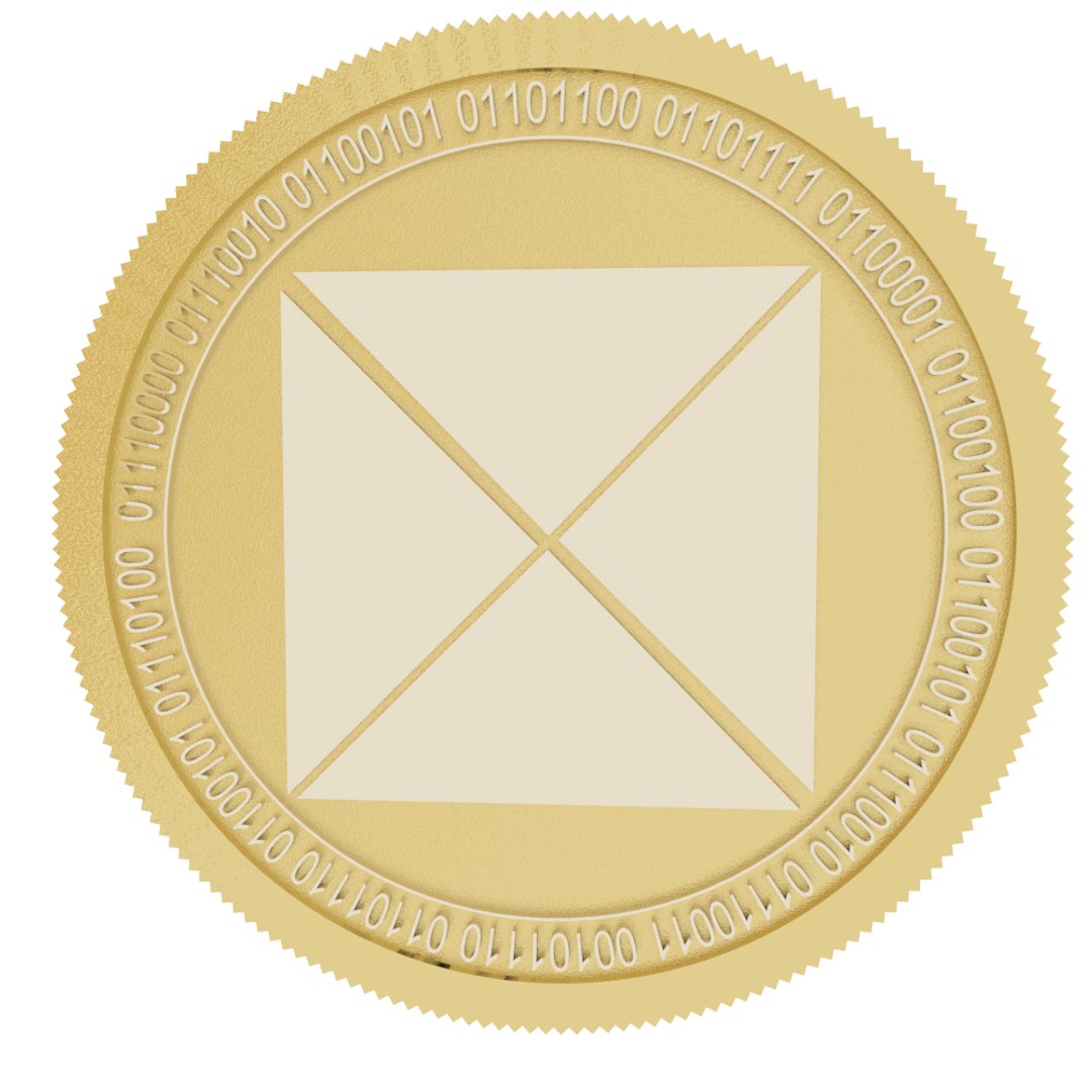 3D Nilu Gold Coin - TurboSquid 1621602
