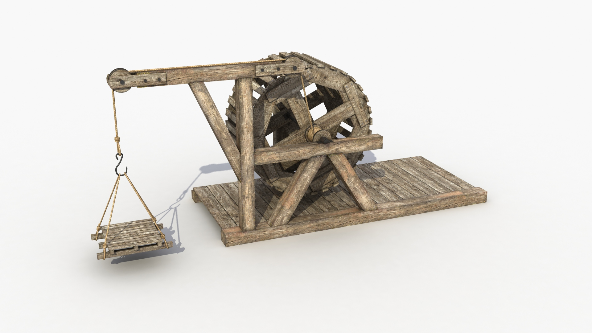 Medieval Crane 12 3D Model Model - TurboSquid 1816997