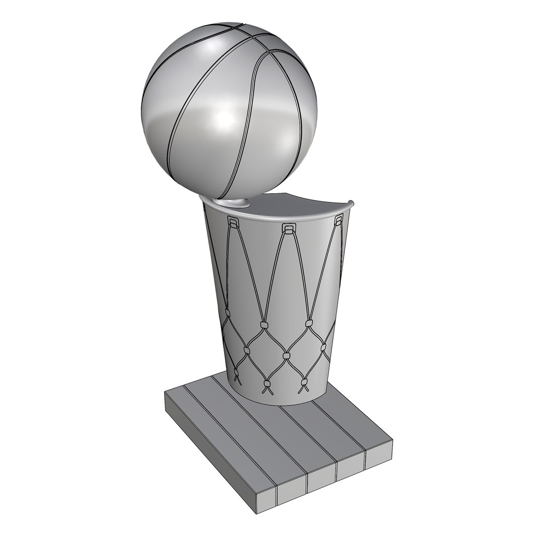 Basketball Champion Trophy 3D Model Model - TurboSquid 2301877