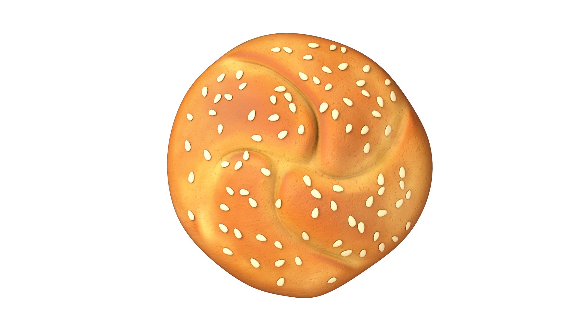 3D Cartoon Bread - TurboSquid 2171307