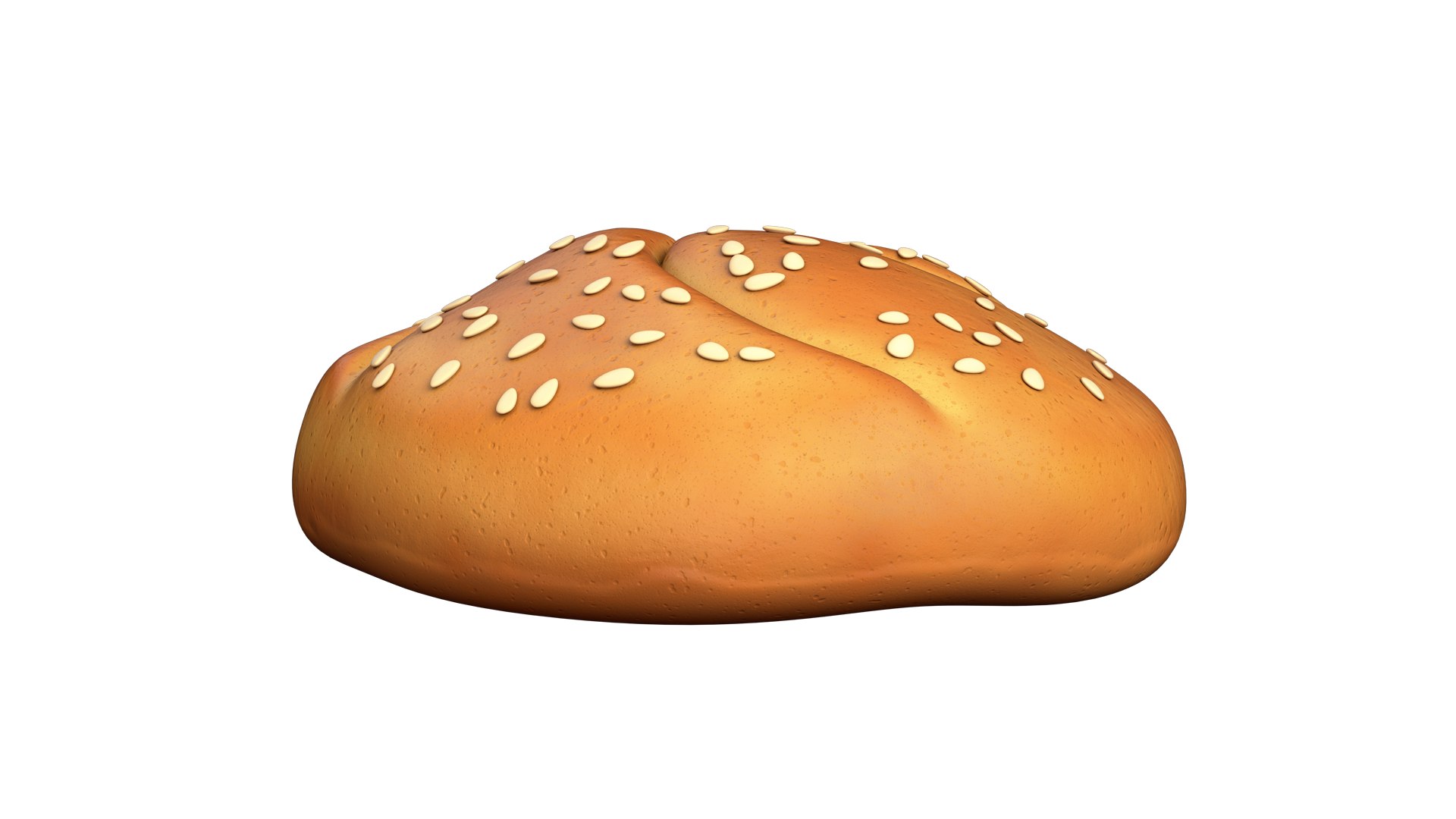 3D Cartoon Bread - TurboSquid 2171307