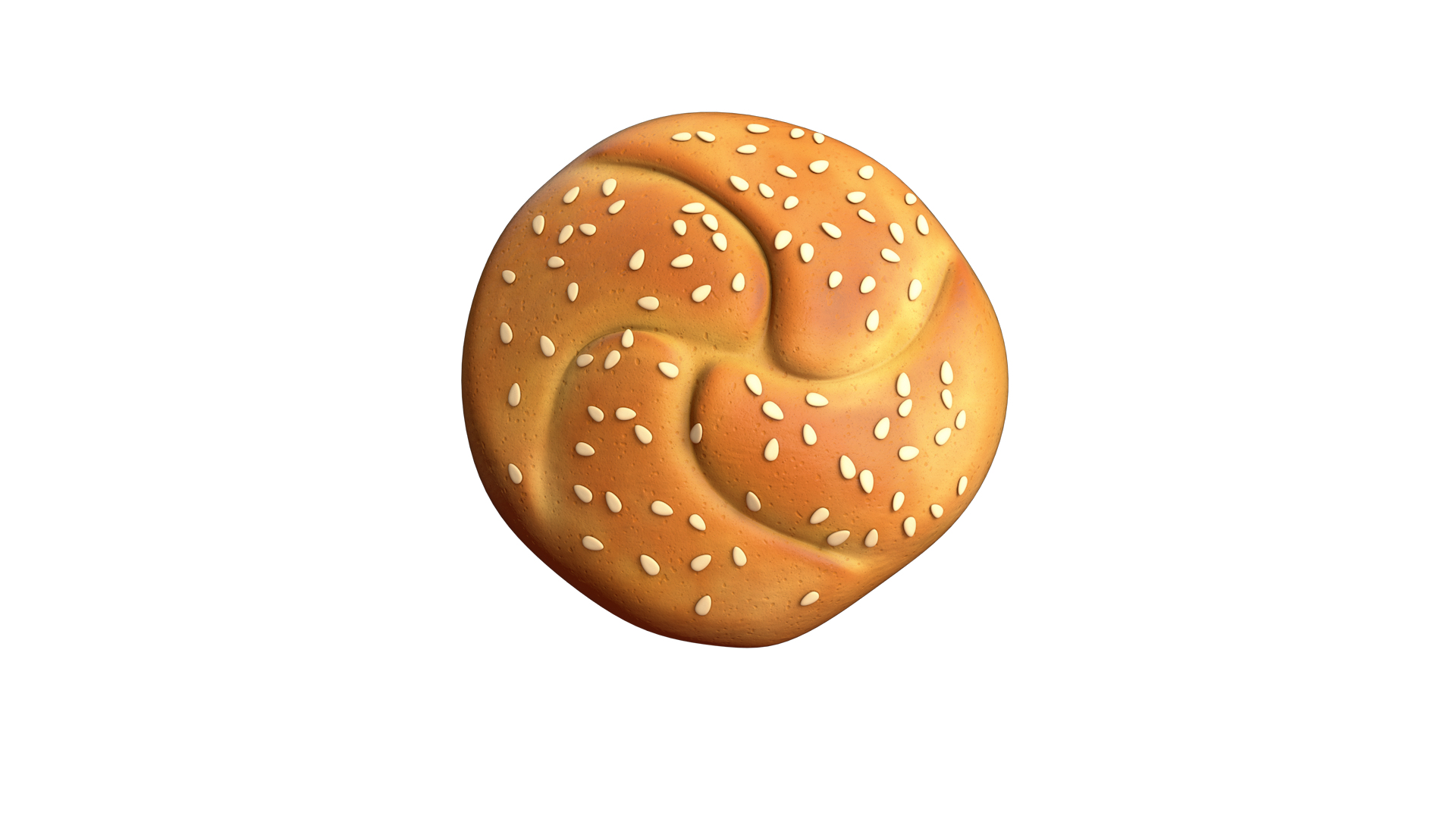 3D Cartoon Bread - TurboSquid 2171307