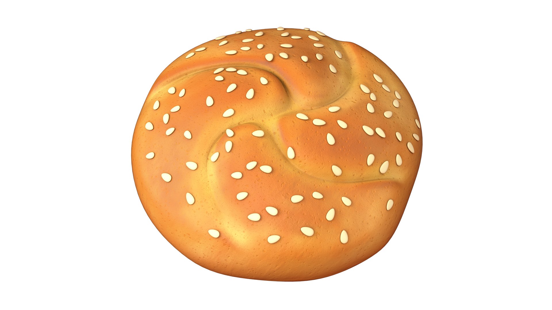 3D Cartoon Bread - TurboSquid 2171307