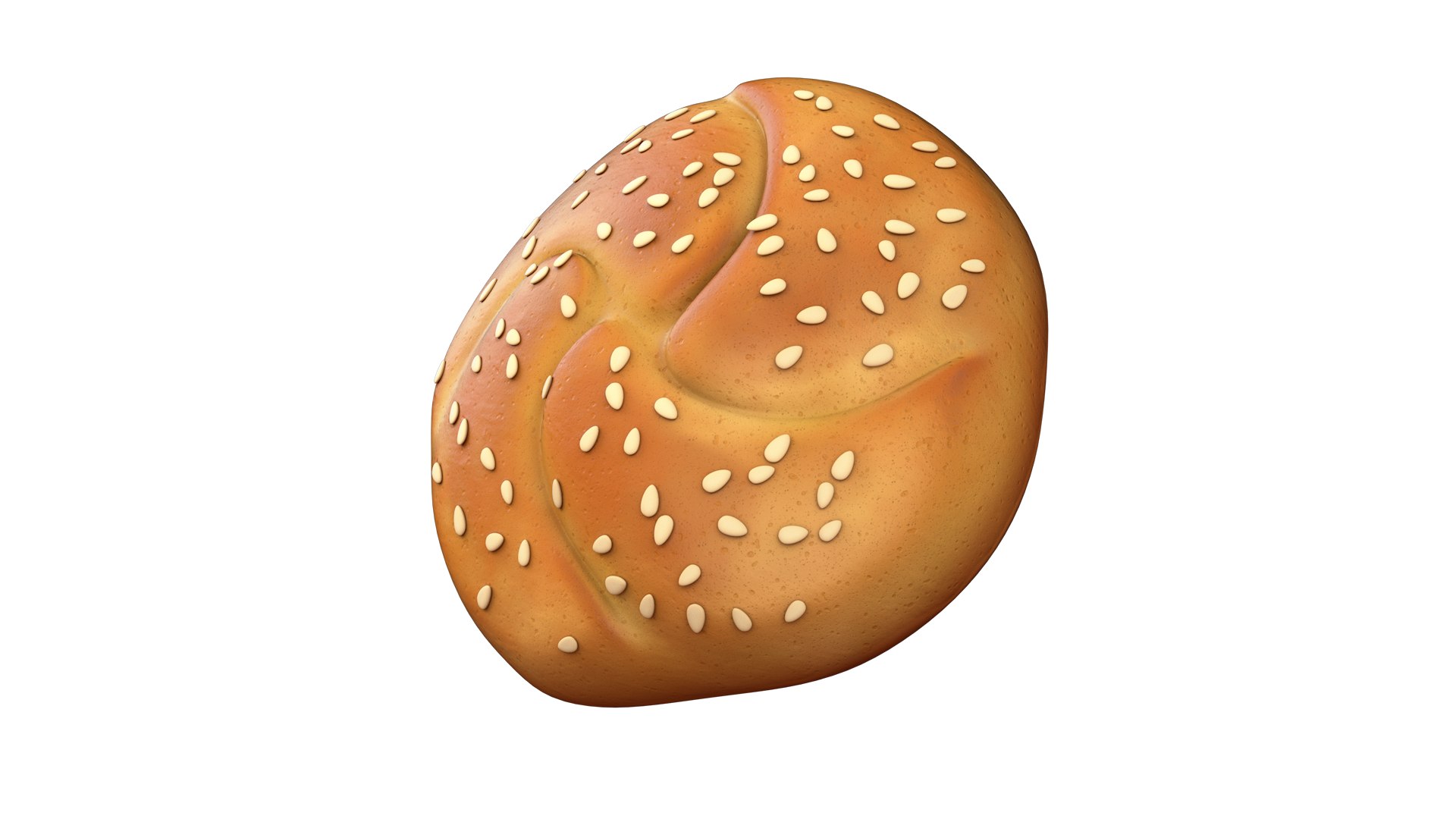 3D Cartoon Bread - TurboSquid 2171307