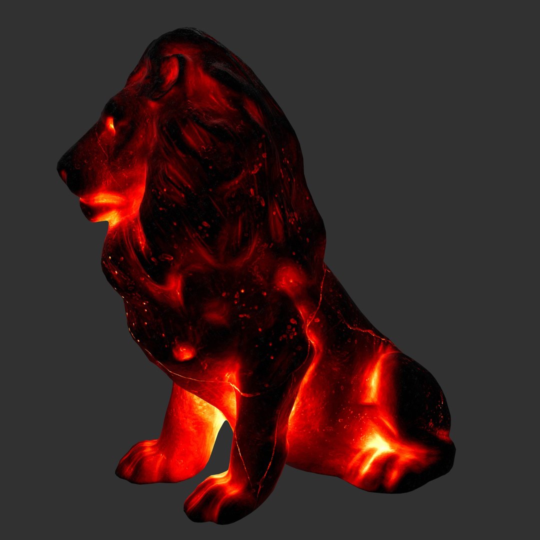 Lion Base 3D Model - TurboSquid 1195715